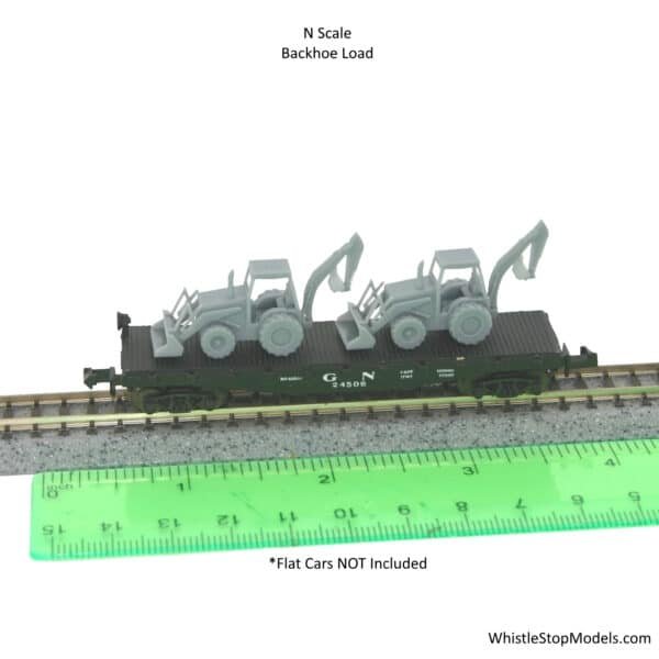 N-Scale Backhoe set of 2 - Whistle Stop Models - Building Railroad ...